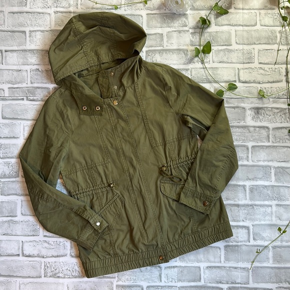 Love Tree | Jackets & Coats | Love Tree Below Hip Green Cargo Jacket ...